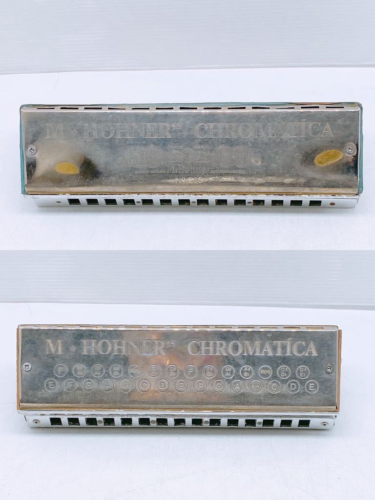 HOHNER CHROMATICA NO.265 ハーモニカ ホーナー ダブルバス ダブルハーモニカ バス 箱付き 楽器 品 音楽 ...