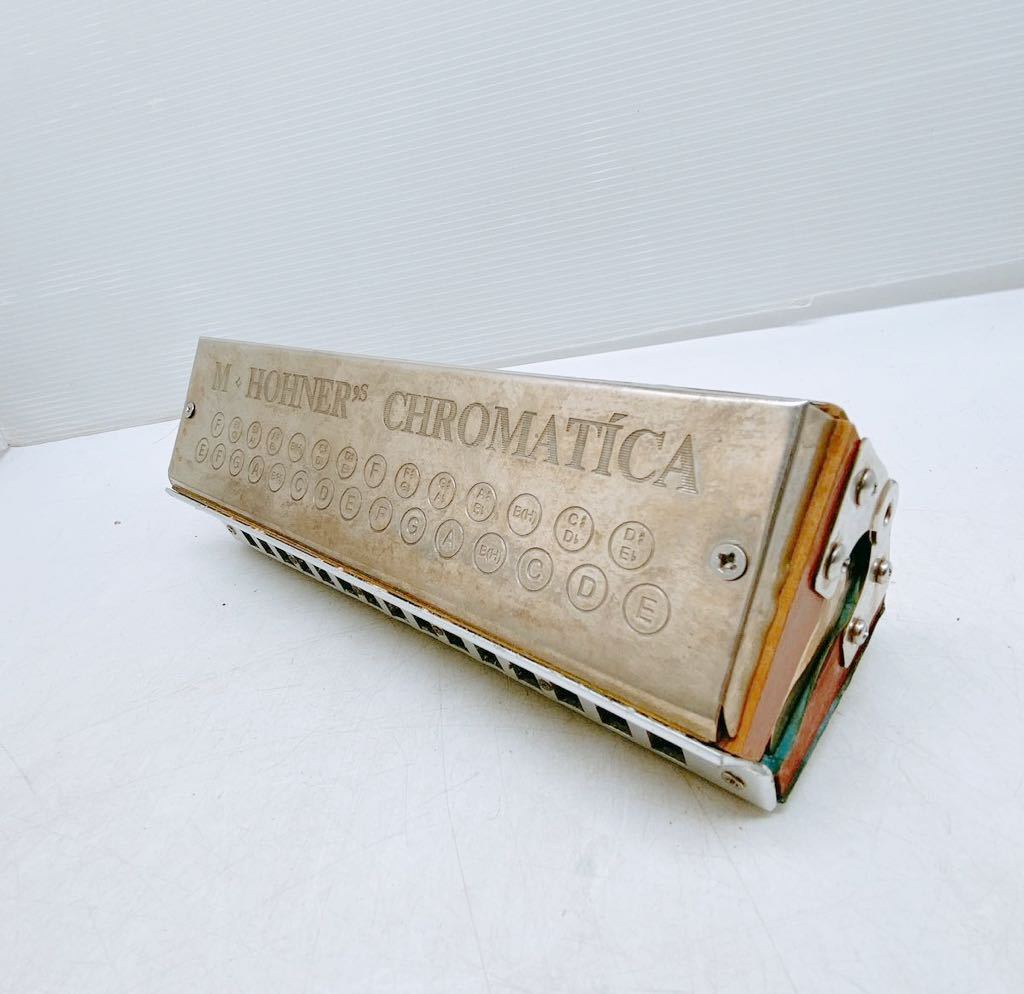 HOHNER CHROMATICA NO.265 ハーモニカ ホーナー ダブルバス ダブルハーモニカ バス 箱付き 楽器 品 音楽 ...