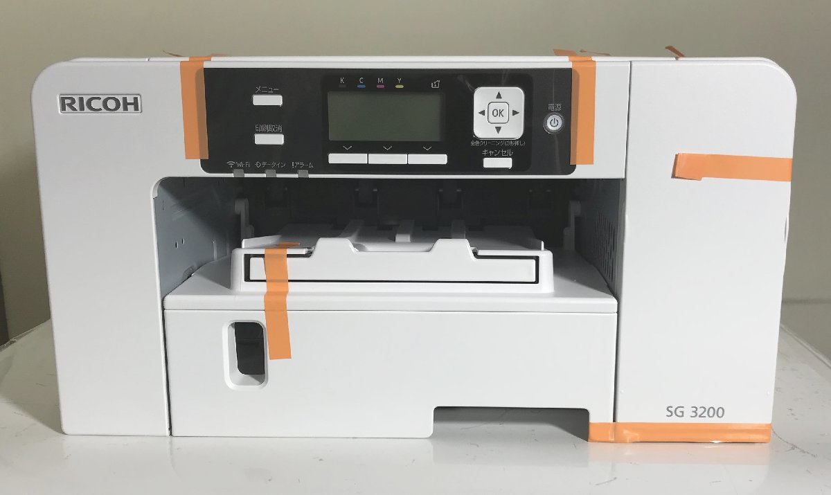 埼玉発 品 RICOH A4ジェルジェットプリンター SG3200 両面ユニット搭載 通電確認済 11-2827-2850(インクジェット ...