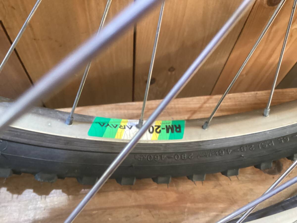 26インチ 前後ホイールセット ARAYA RM-20 リム ハブは deore HB-MT60(26インチ、650C)｜売買された ...