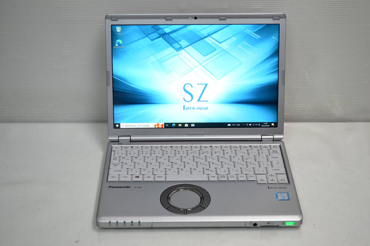 SIMフリー&Core i7搭載 Panasonic Let's note CF-SZ6 CF-SZ6Z16VS メモリー16G SSD512G 12.1インチ液晶 Webカメラ Wifi ...