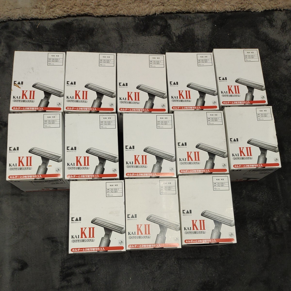 A03107 大量まとめ KAI 貝印 K2-5B1 KAI-Kⅱ ホルダーと替刃5コ付 貝印 男性用カミソリ 130パック / 10コ入り×13箱 保管品(その他)｜売買されたオークション ...
