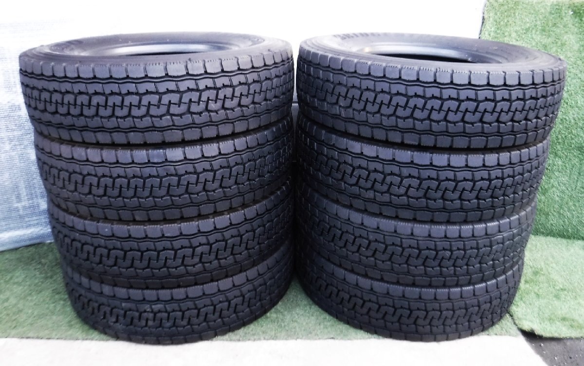 275/80R22.5 151/148J ブリヂストン M890 ほぼ 極上 倉庫保管品イボイボ付き 直接引き取り大歓迎 8本セット価格 ...