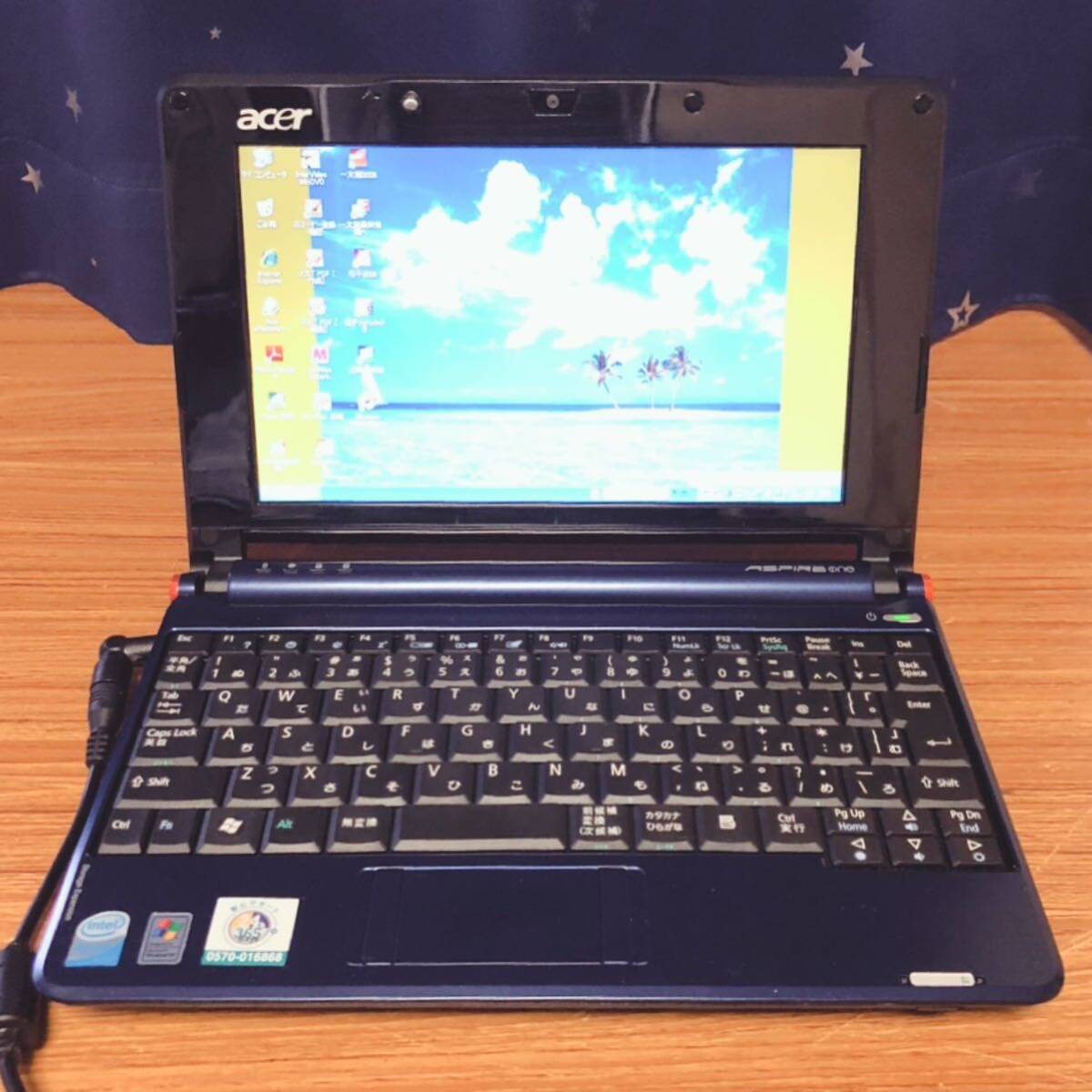 /acer/エイサー/ASPIRE one/ZG5/Windows XP/Atom TM CPU N270@1.60GHz/1GB/150GB ...