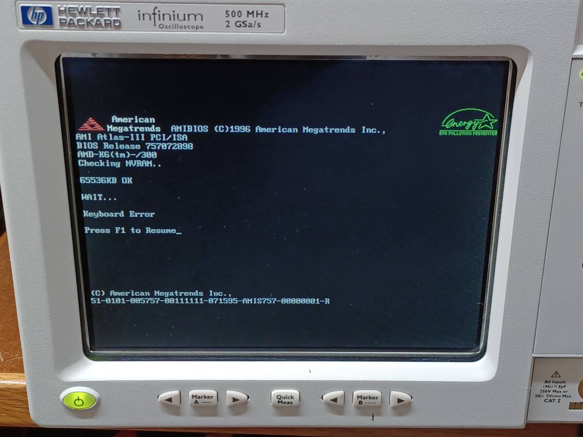 HP ＜54825A＞ infinium oscilloscope 500MHz 2GS/s ジャンク オシロスコープ.(アマチュア無線 ...