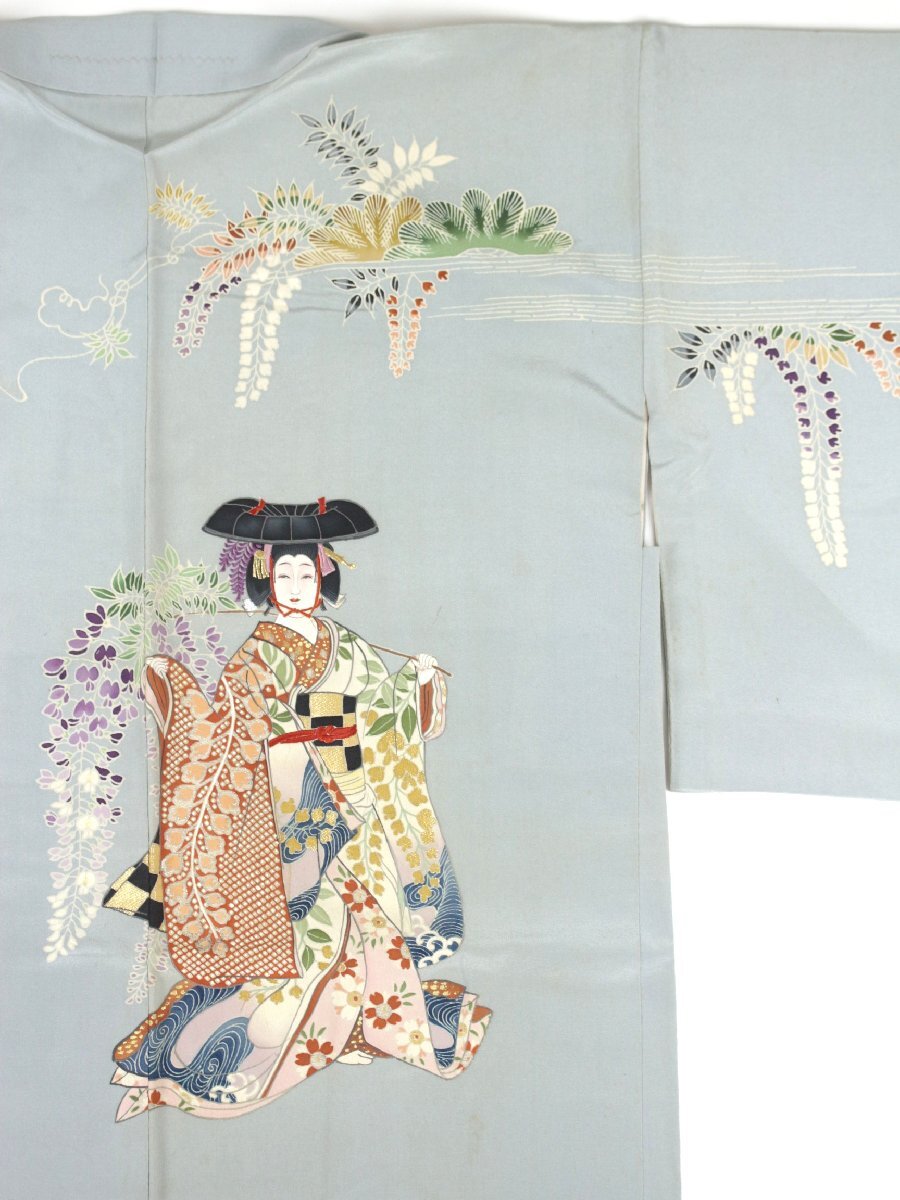 特選 正絹アンティーク羽織 日舞藤娘柄 裄：64cm e-262(アンティーク着物)｜売買されたオークション情報、yahooの商品情報をアーカイブ公開 - オークファン（aucfan.com）