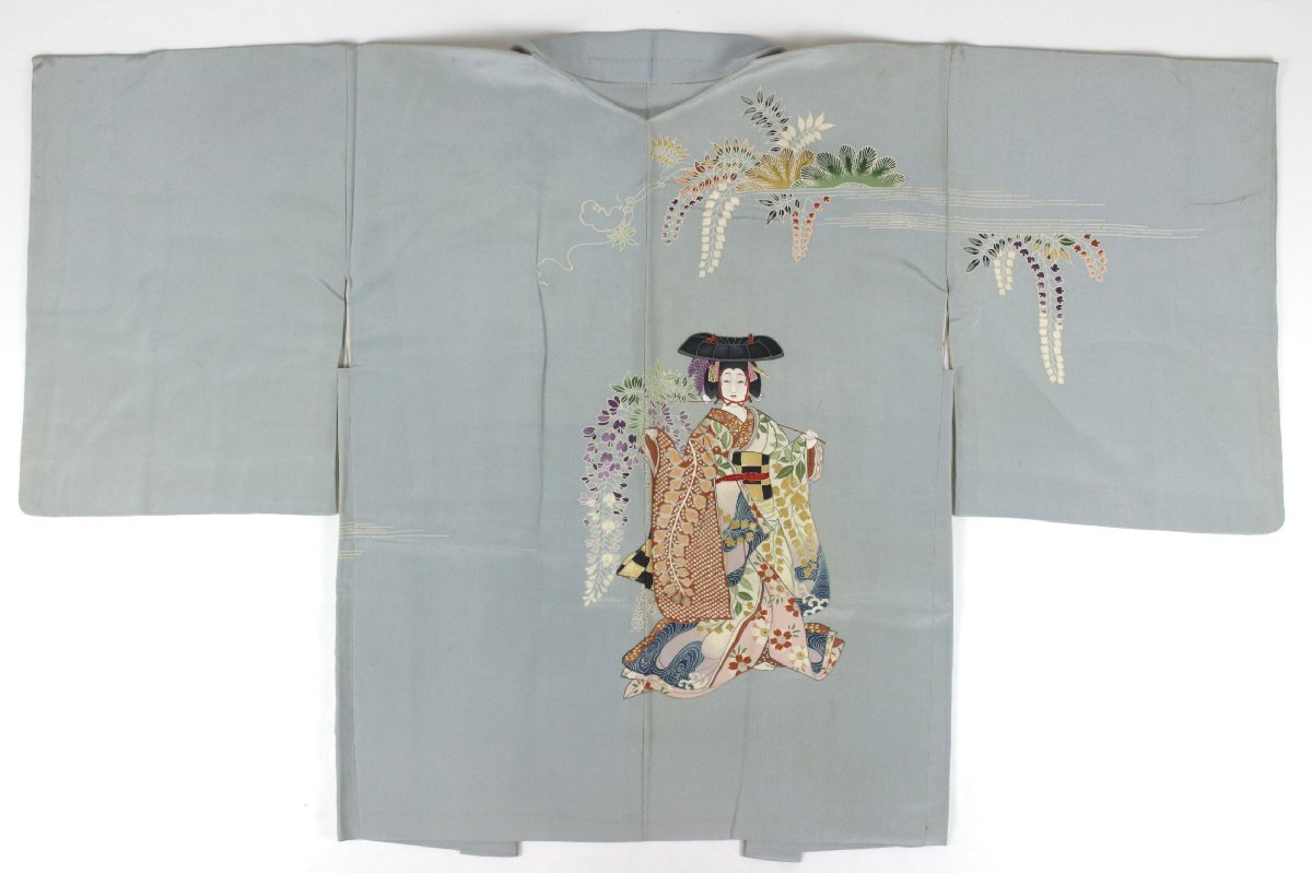 特選 正絹アンティーク羽織 日舞藤娘柄 裄：64cm e-262(アンティーク着物)｜売買されたオークション情報、yahooの商品情報をアーカイブ公開 - オークファン（aucfan.com）