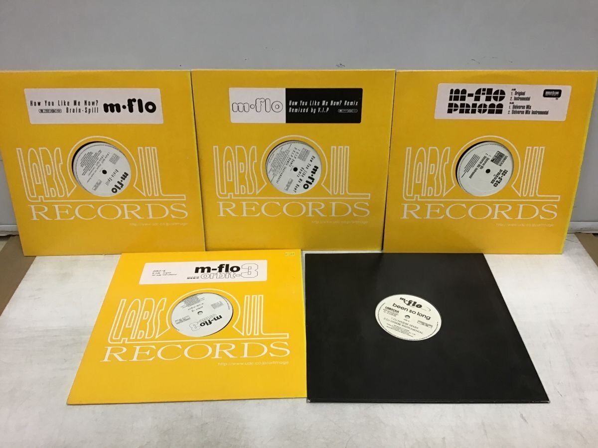 12inch m-flo been so long/PRISM/orbit-3 他 レコード まとめ 5点セット 4329SH(ラップ、ヒップ ...