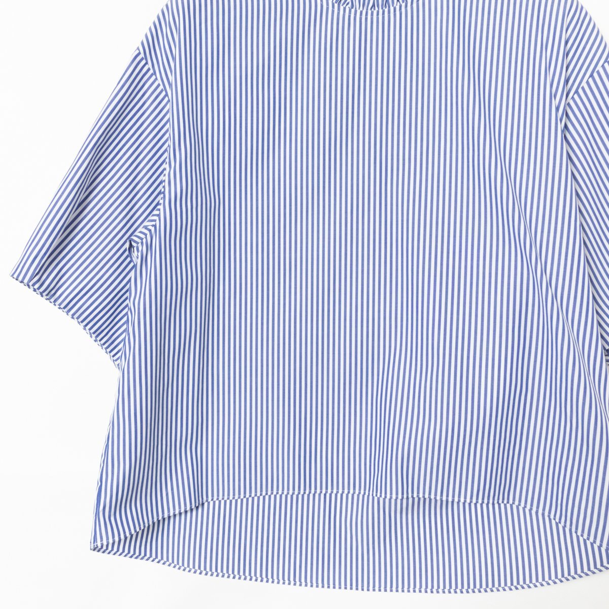 メール便 MACPHEE マカフィー ストライプ柄 ブラウス トップス 半袖 総柄 38 綿100% コットン ブルー 青系 綺麗め カジュアル(トップス)｜売買されたオークション情報 ...