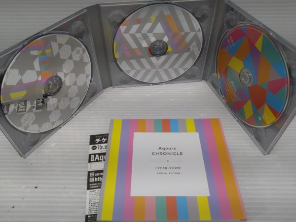 Y299-240418-9 ラブライブ サンシャイン Aquors CHRONICLE 2018-2020 初回限定盤 2CD+BD ...
