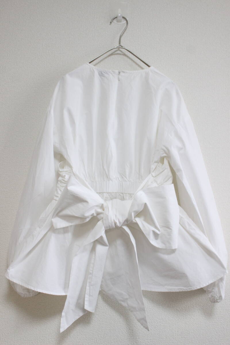 E611 ’PalinkA パリンカ ペプラム フリル リボン ブラウス シャツ カットソー 白 ホワイト レディース フリーサイズ(Mサイズ)｜売買されたオークション情報、yahooの商品 ...