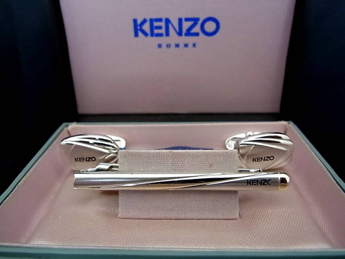 N №0254 ケンゾー KENZO 高田賢三 シルバー カフス＆ネクタイピン タイピン セット(ケンゾー)｜売買されたオークション情報、yahooの商品情報をアーカイブ公開 - オークファン ...