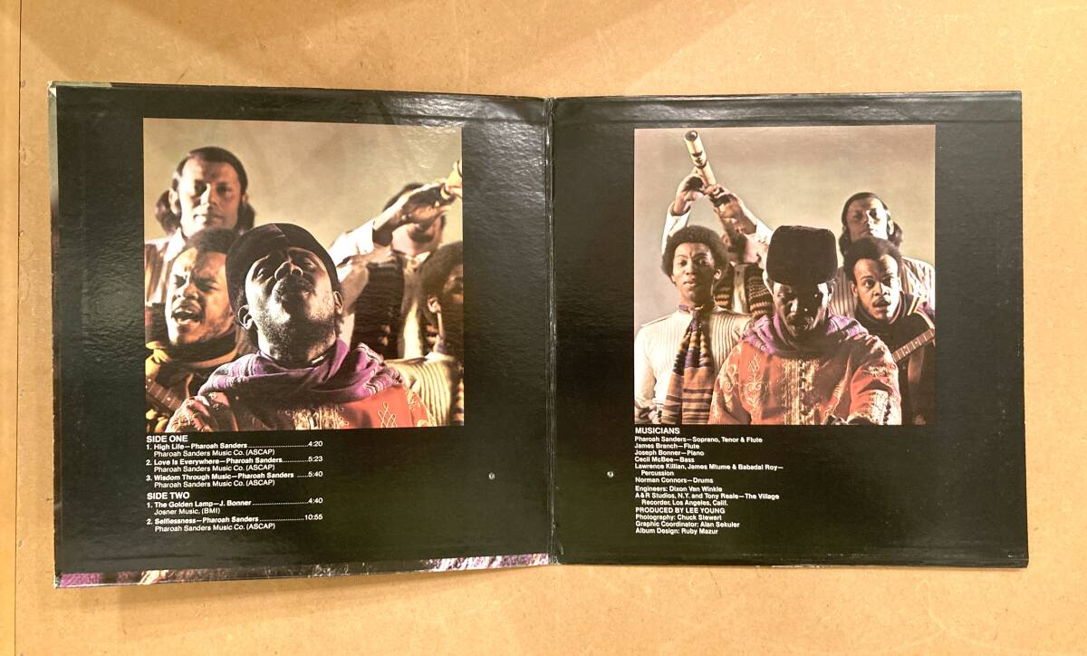TLC刻印入り Pharoah Sanders ファラオ サンダース / Wisdom Through Music Impulse AS ...