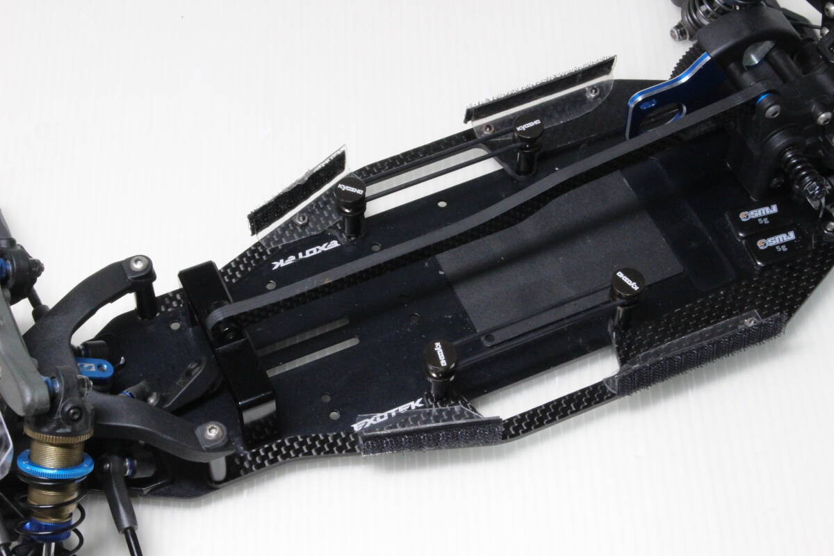 アソシ ASSOCIATED RC10 B6.3D EXOTEX CB6カーペットシャーシ コンバージョン仕様 スペアパーツ多数 ヨコモ ...