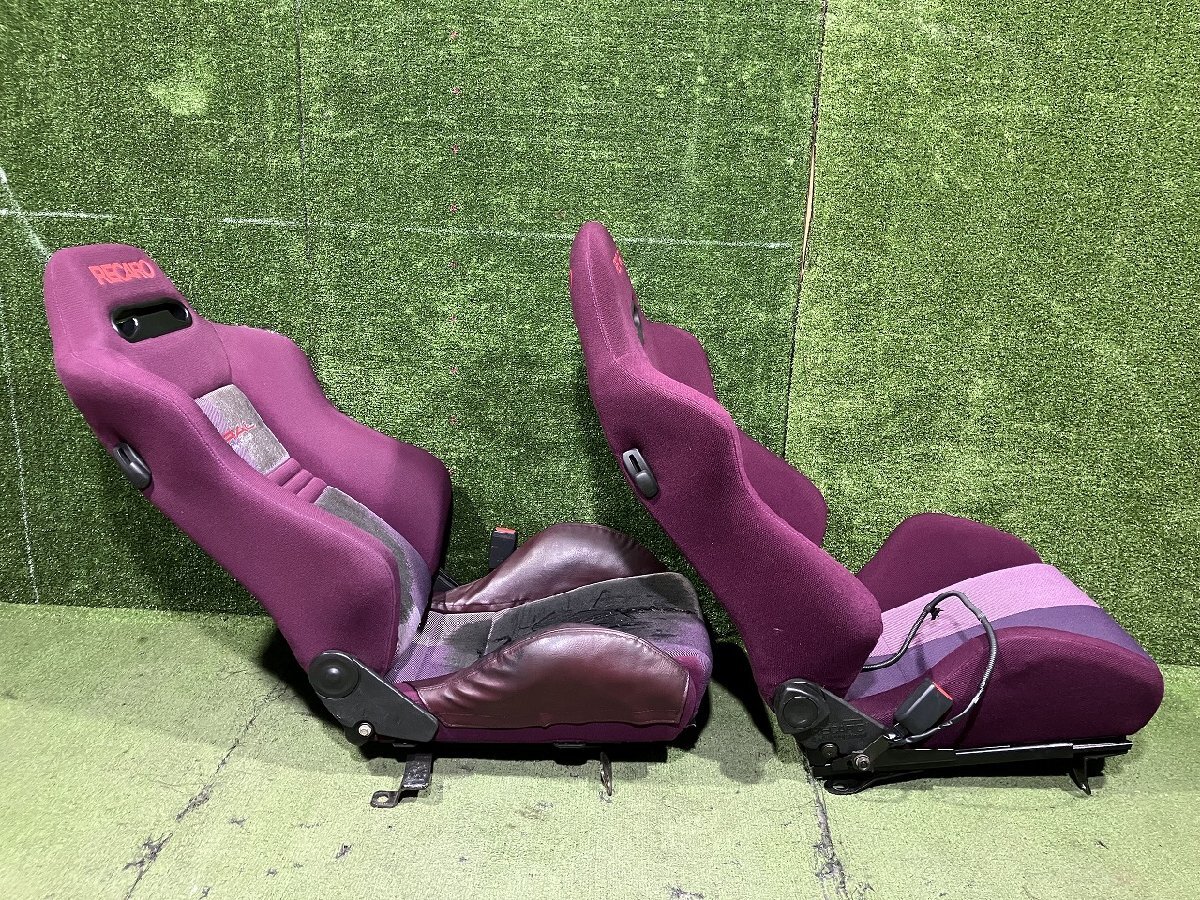 Y管理75627 H20 RX-8 外し 現状品 RECARO SR3 SR4 TRIAL Tuning Spirit 運転席 助手席 シート ...