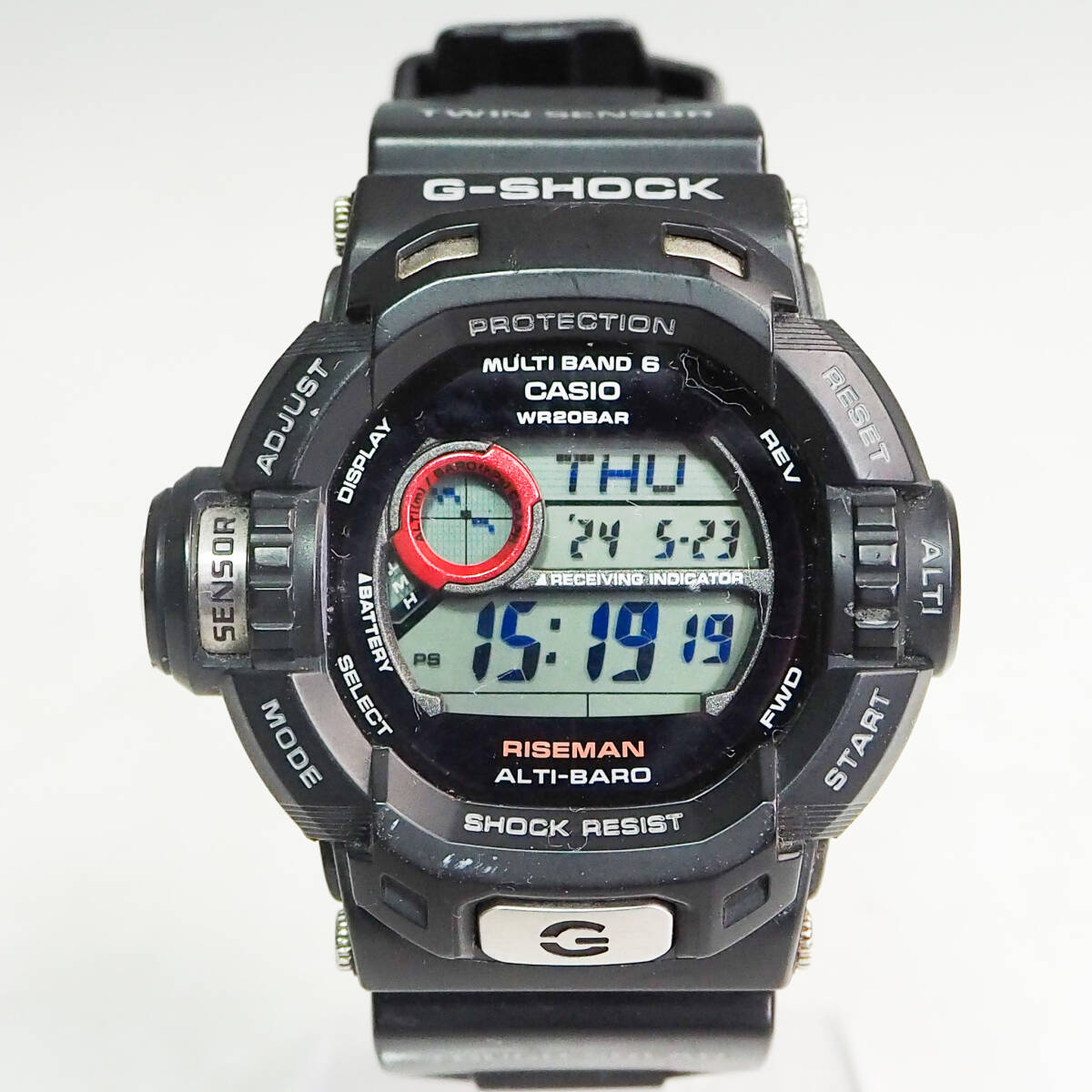 CASIO カシオ G-SHOCK Gショック RISEMAN ライズマン 腕時計 電波ソーラー GW-9200J デジタル マルチバンド6 K5428(RISEMAN)｜売買された ...