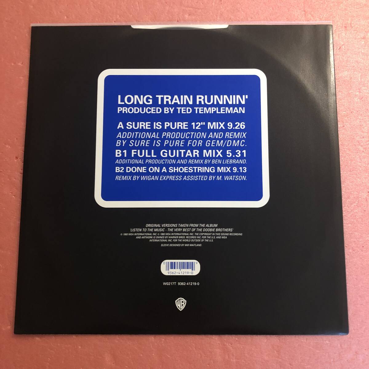 12 The Doobie Brothers Long Train Runnin' ドゥービー ブラザーズ Sure Is Pure 12" Mix Full Guitar Mix Done ...