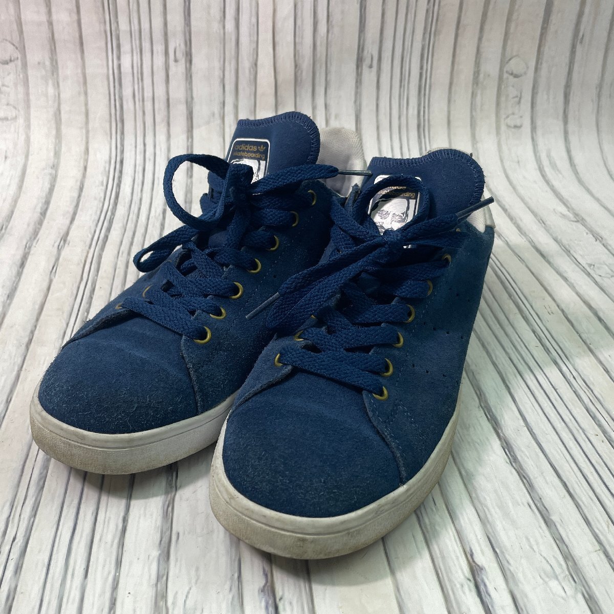 m002 E2 80 アディダス adidas スタンスミス EVH791004 25.5cm ネイビー スニーカー 靴 シューズ(25 ...