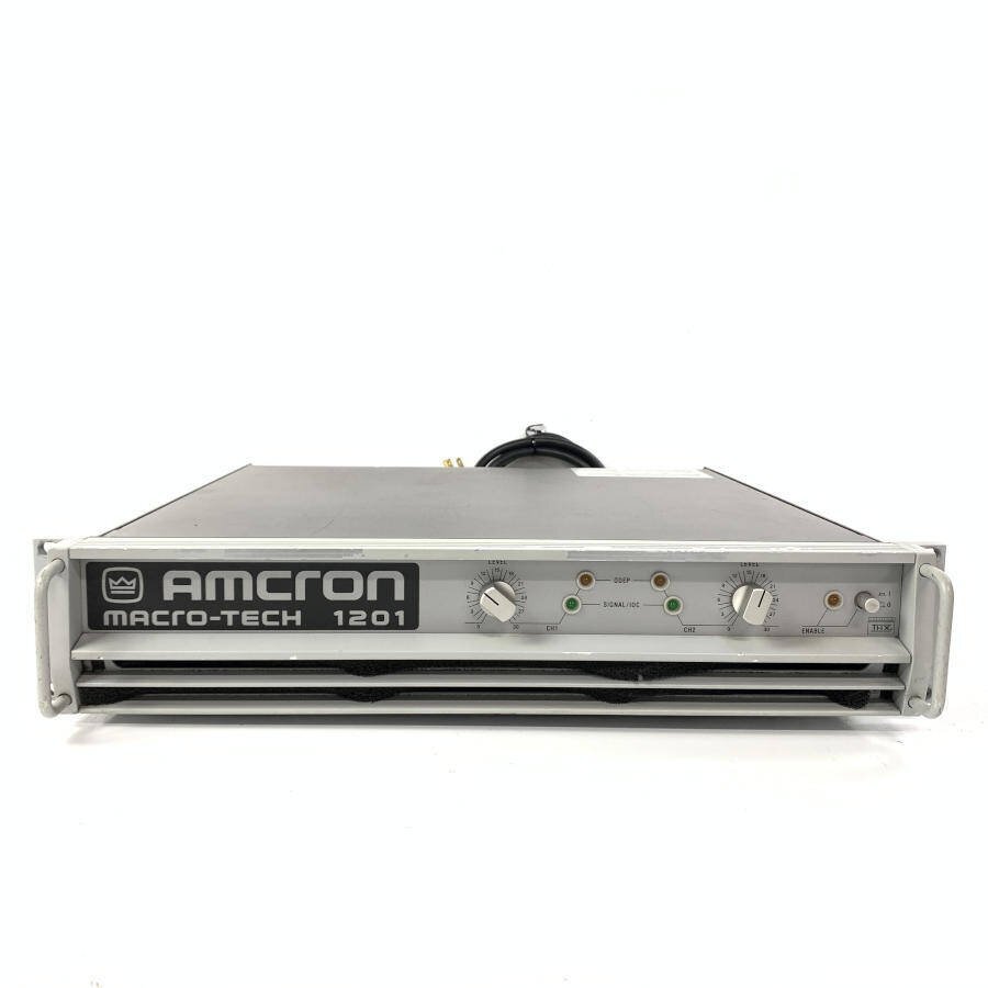 Amcron アムクロン Crown クラウン MACRO-TECH 1201 PAアンプ 470W+470W/4Ω ヒビノ株式会社正規輸入品 ...