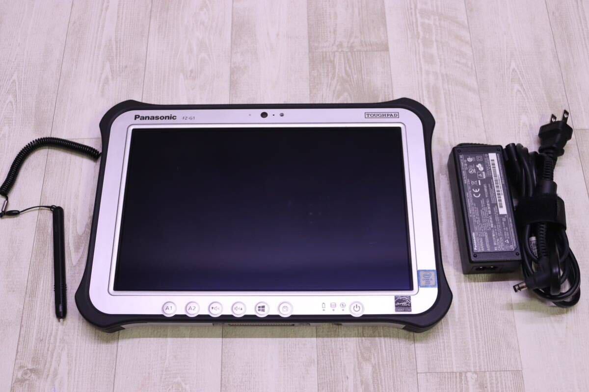 ②PANASONIC TOUGHPAD FZ-G1 10.1型 Intel Core i5-6300U SSD : 256GB メモリ: 4GB WUXGA Windows11 Webカメラ ...