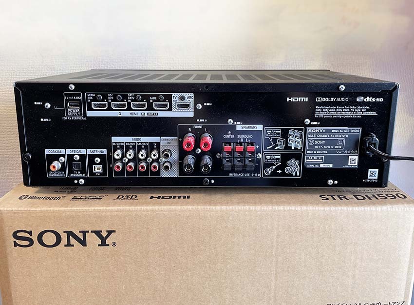 SONY AVアンプ STR-DH590(ソニー)｜売買されたオークション情報、yahooの商品情報をアーカイブ公開 - オークファン（aucfan.com）