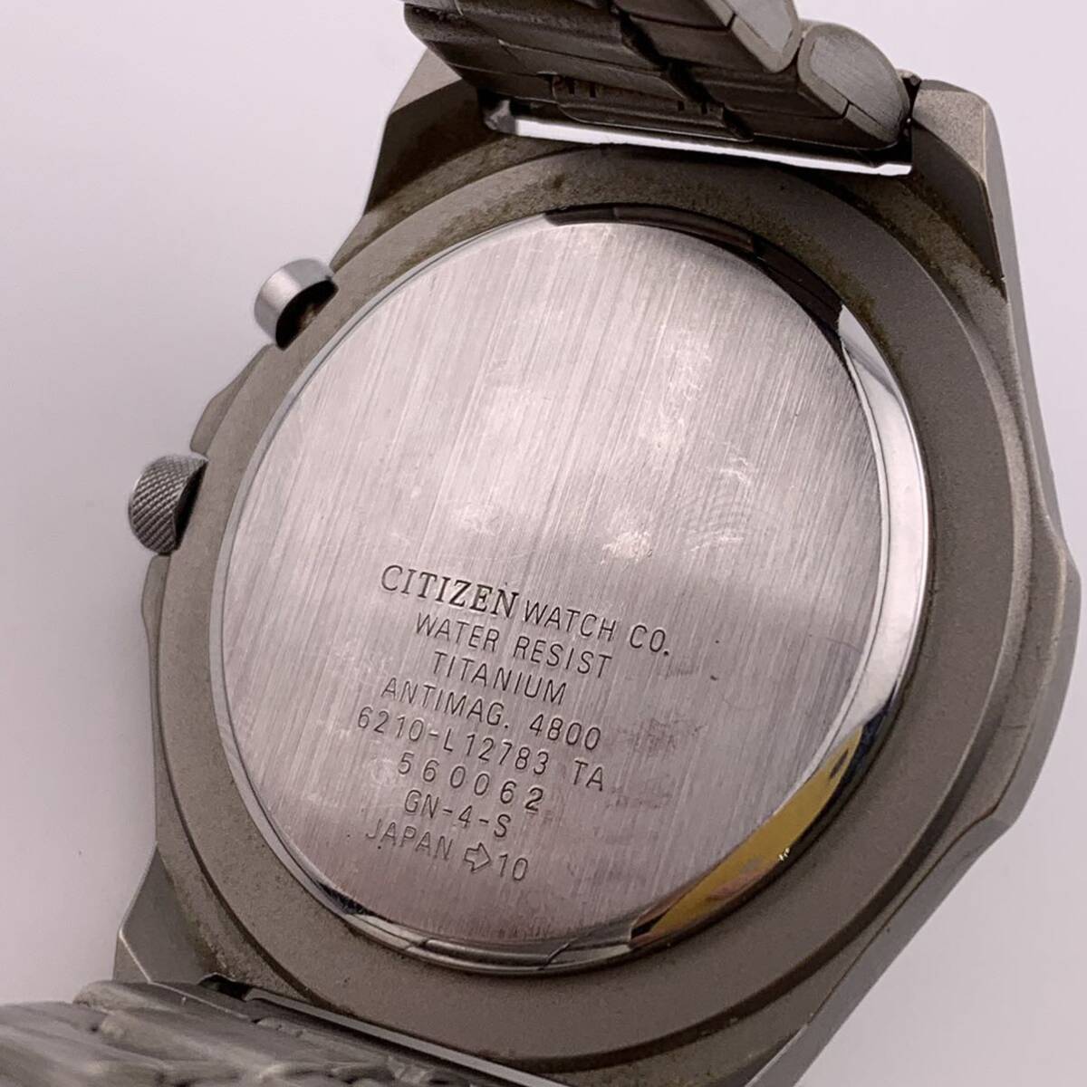 CITIZEN Interceptor IGNIS TITANIUM 6210-L12783 GN-4-S 腕時計 クォーツ S81622 ...