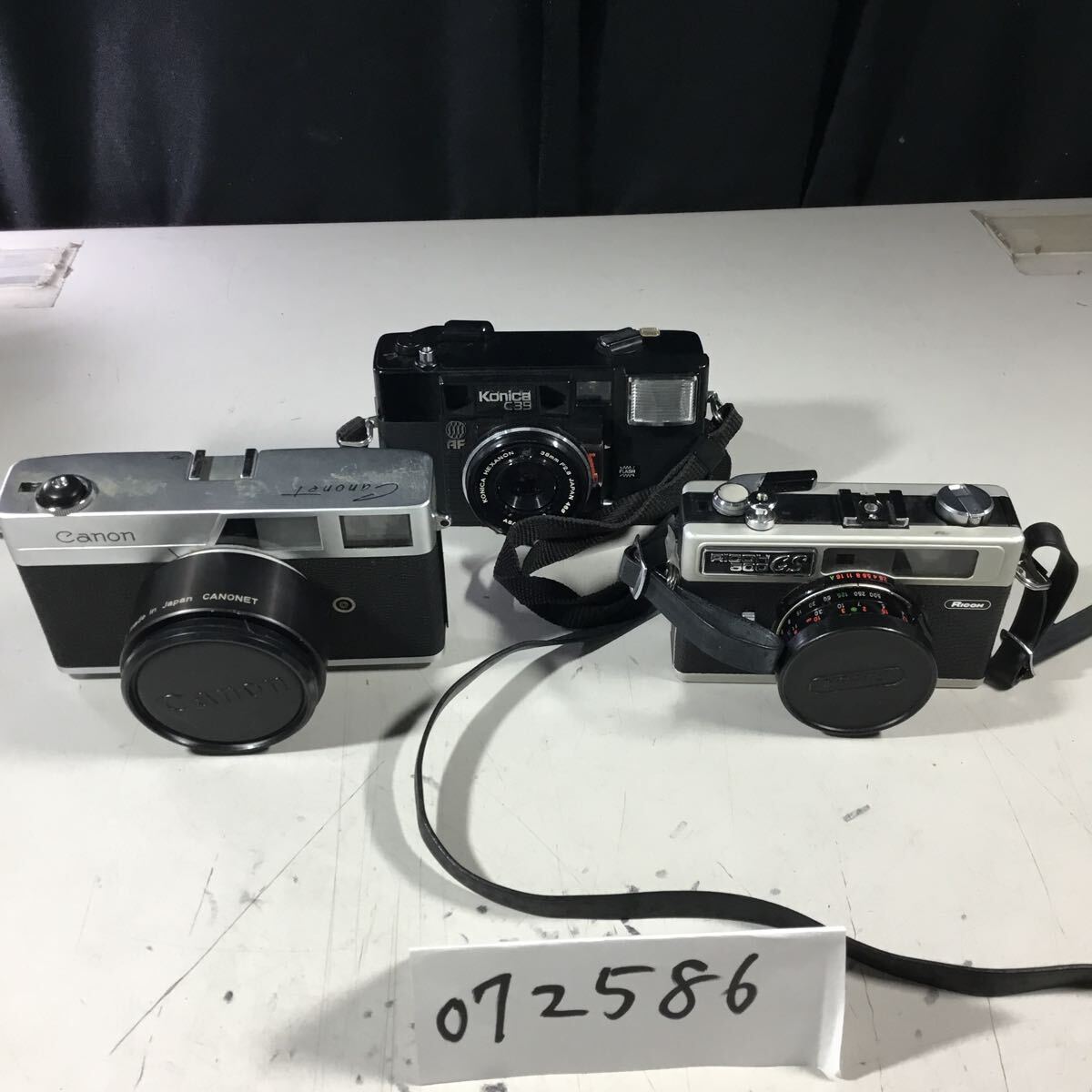 072586D Canon Canonet canon lens se/KONICA C35 AF d0915-3x p/RICOH 500 ...