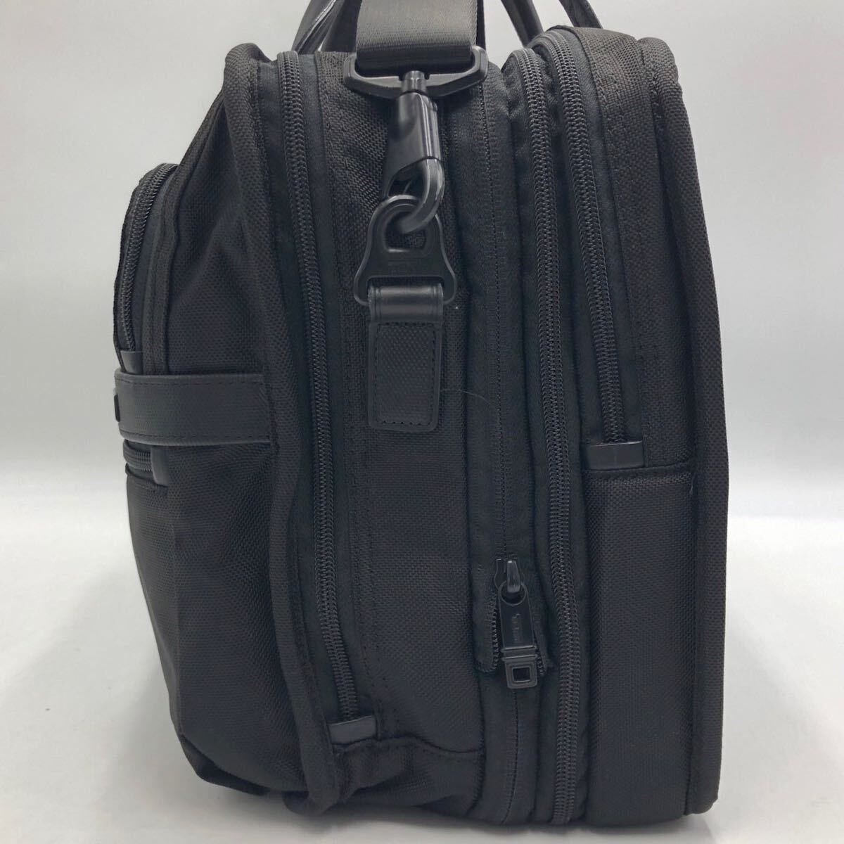 1円~ 極 TUMI トゥミ 26145D2 ALPHA2 T-Pass Expandable Laptop Brief 3層 メンズ 2way ビジネスバッグ ブリーフケース A4+PC可 ...