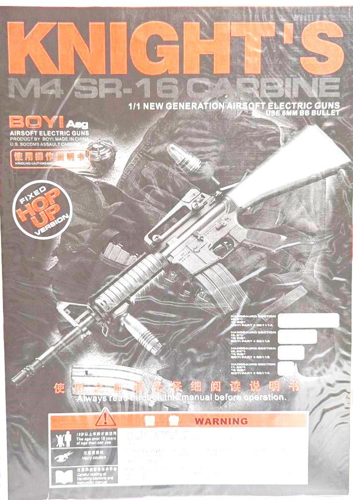 ほぼ M4 KNIGHTS 電動ガン BY-030C 樹脂モデル ジャンク品扱い Night's Armament SR(電動ガン)｜売買され ...