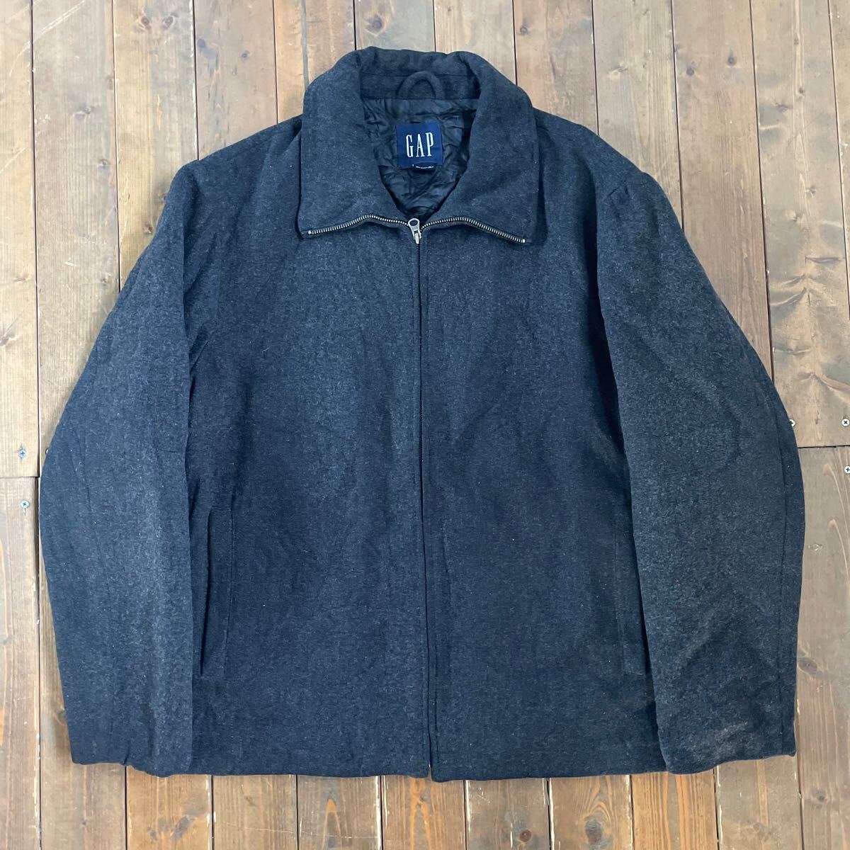 2553 OLD GAP 90s ウールジャケット ブルゾン ファラオジャケット古着(ジャンパー、ブルゾン)｜売買されたオークション情報、yahooの商品情報をアーカイブ公開 - オークファン ...
