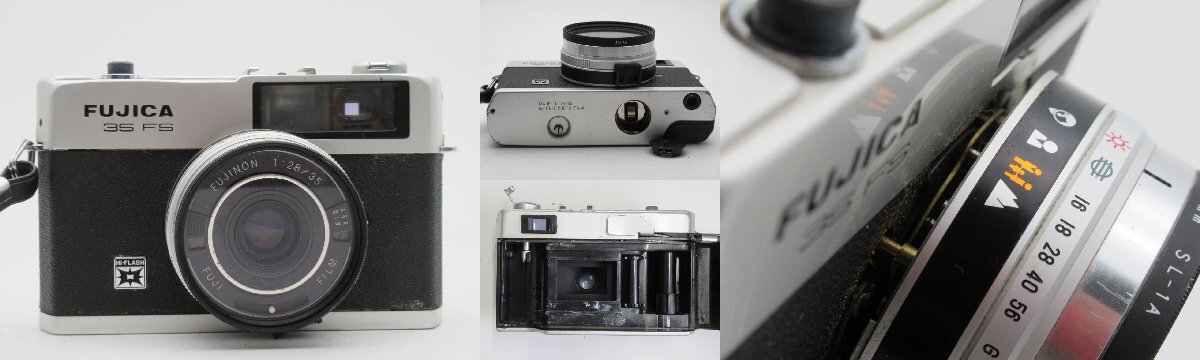 H3 フィルムカメラ 10点 FUJICA ST-F 35FS/OLYMPUS-35 EC 2/Canonet/ELNICA35/CONTAX ...