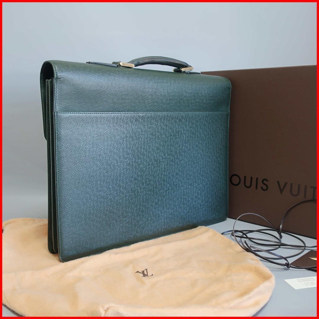 正規品 ヴィトン Louis Vuitton バッグ Business Bag タイガ Taiga モスコバ Moscova 保存袋 ...