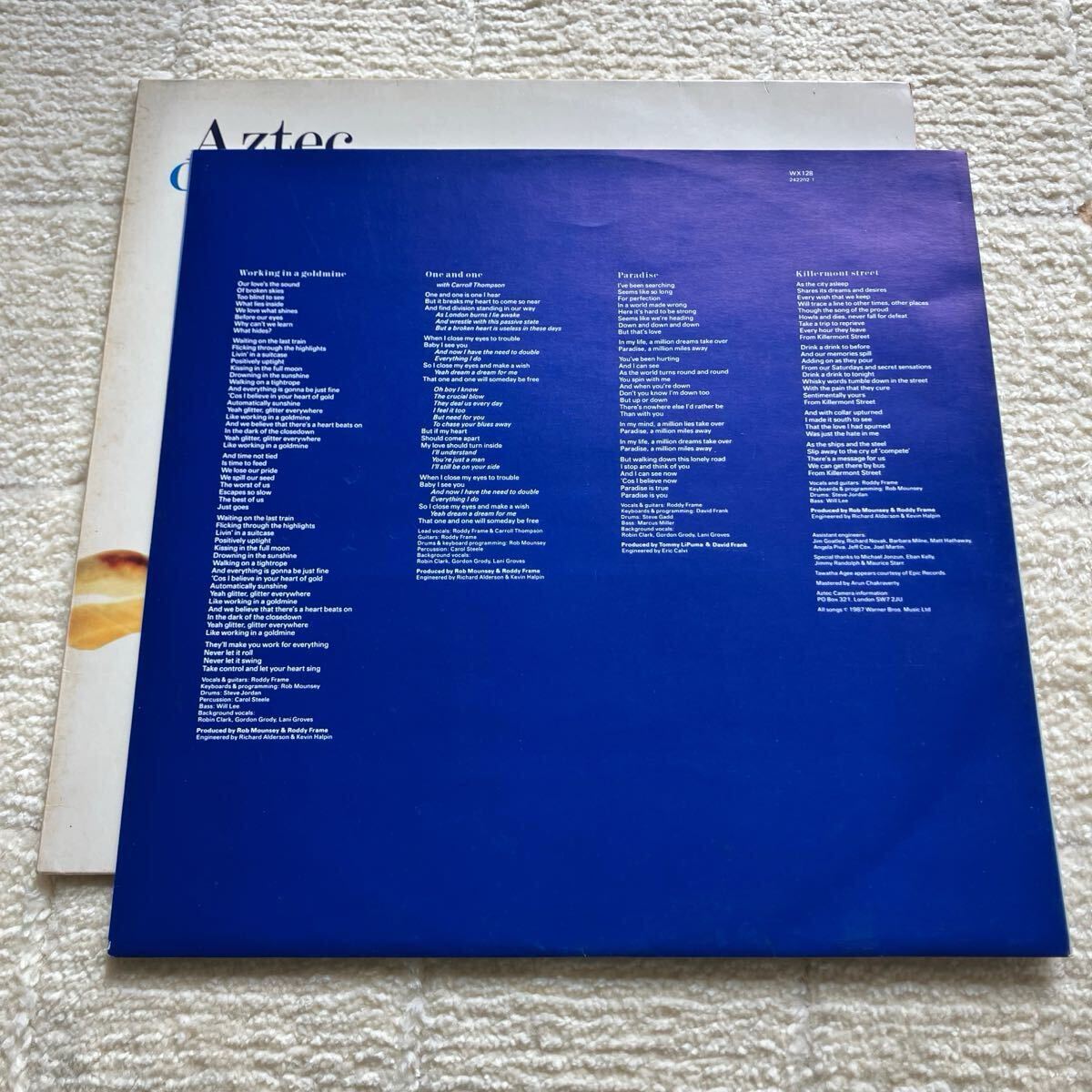 Peter Saville ジャケット UK ORIG LP Aztec Camera アズテック カメラ Love 1987年 WX 128 Alternative Rock New ...