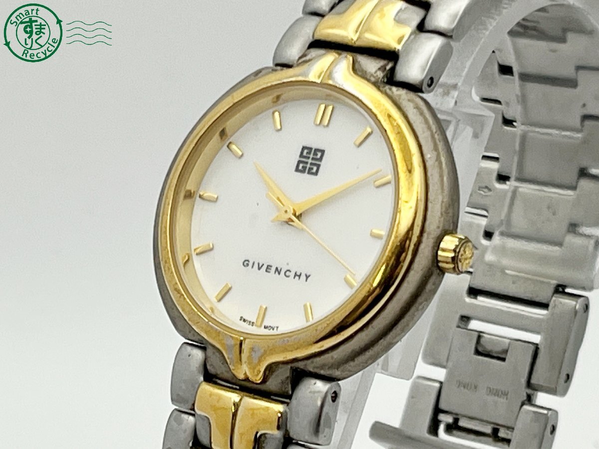 AL0600145 GIVENCHY ジバンシー SY.18.XV クォーツ QZ QUARTZ ホワイト文字盤 ラウンド 3針 腕時計 純正ベルト 現状品(ジバンシイ)｜売買された ...