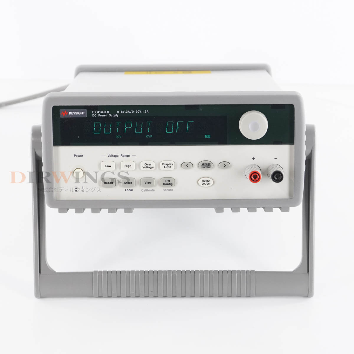 DW 8日保証 E3640A Keysight 0E9 0-8V 3A/0-20V 1.5A キーサイト hp Agilent アジレント ...