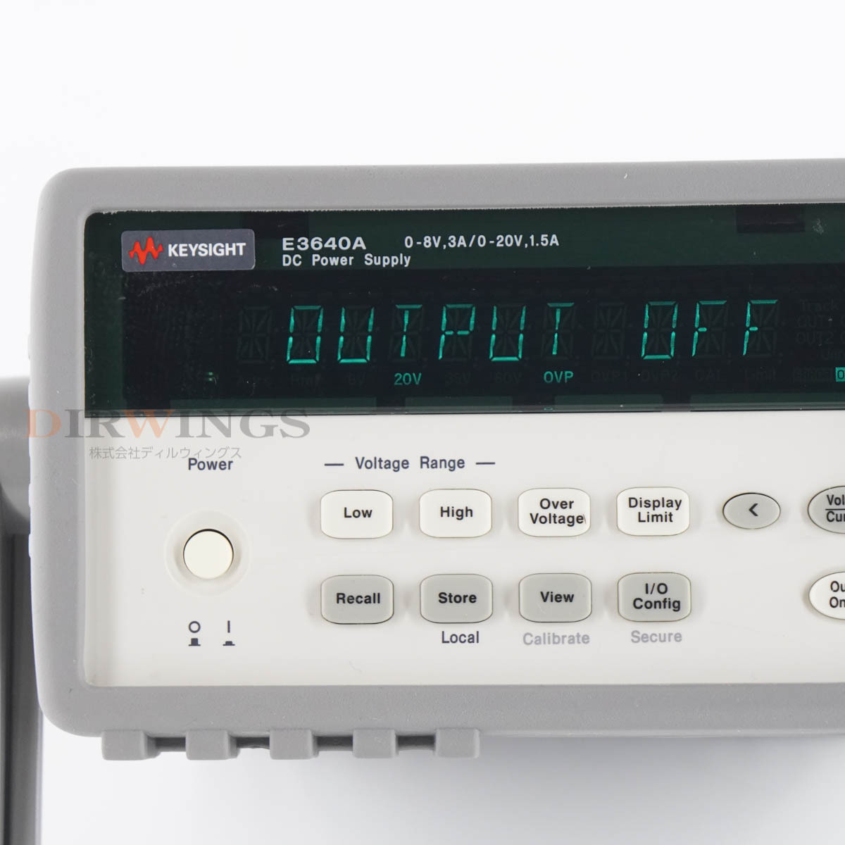 DW 8日保証 E3640A Keysight 0E9 0-8V 3A/0-20V 1.5A キーサイト hp Agilent アジレント ...