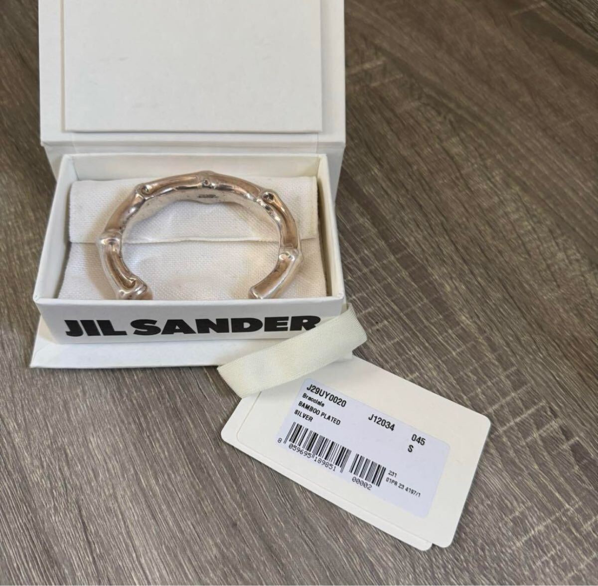 JIL SANDER bamboo bangle Ssize(その他)｜売買されたオークション情報、yahooの商品情報をアーカイブ公開 - オークファン（aucfan.com）
