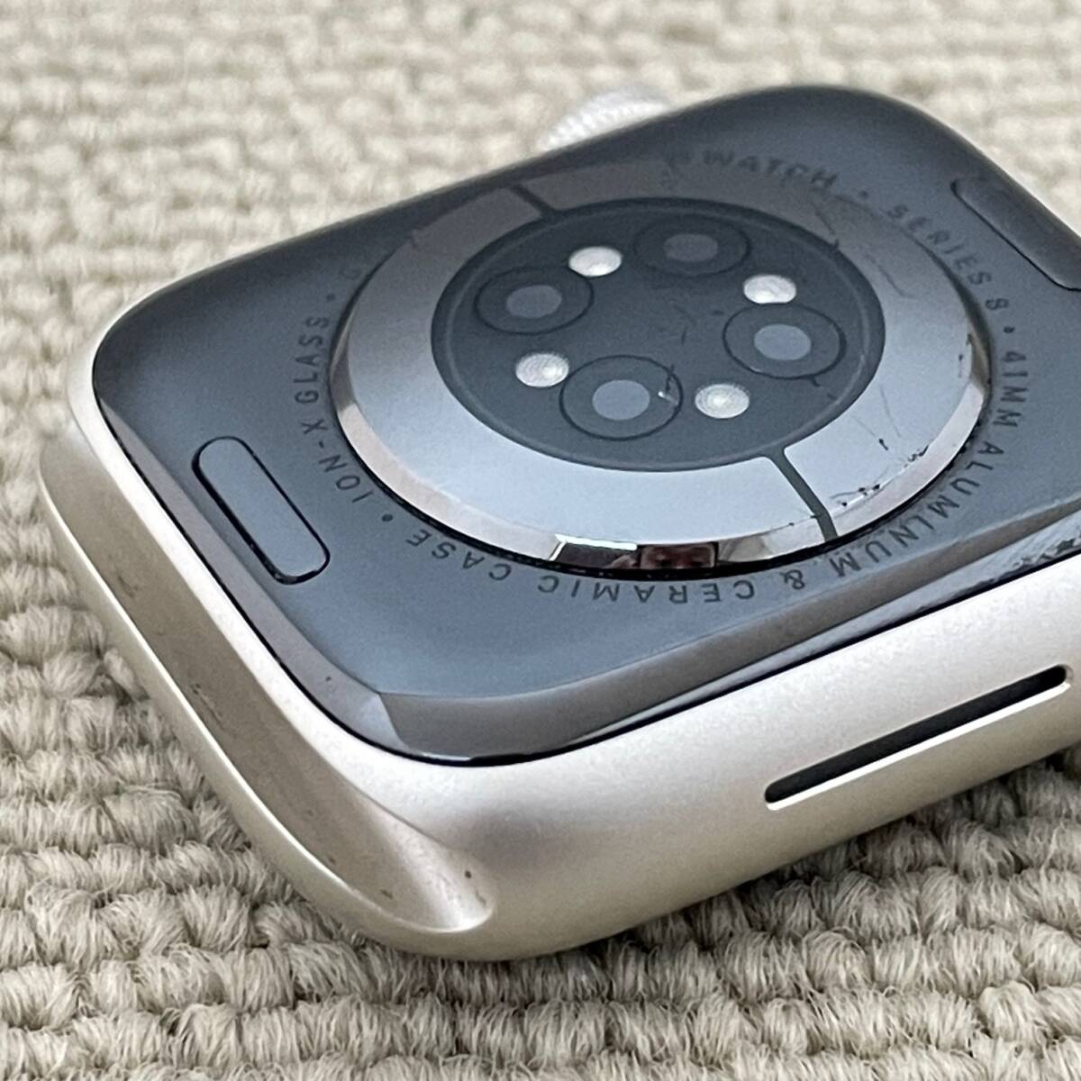 品 MNPD3J/A Apple Watch Series 8 41mm GPS Starlight Aluminum Case ...