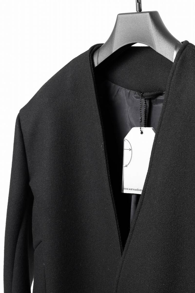 incarnation LAPELLESS JACKET JJK-1 / SOFT MELTON 新古品タグ付き BACKLASH DEVOA N/07 m.a+ ierib A1923 ...