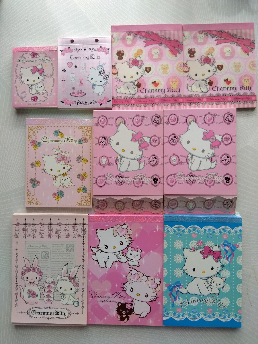 チャーミーキティ メモ10冊 ②(ハローキティ)｜売買されたオークション情報、yahooの商品情報をアーカイブ公開 - オークファン ...