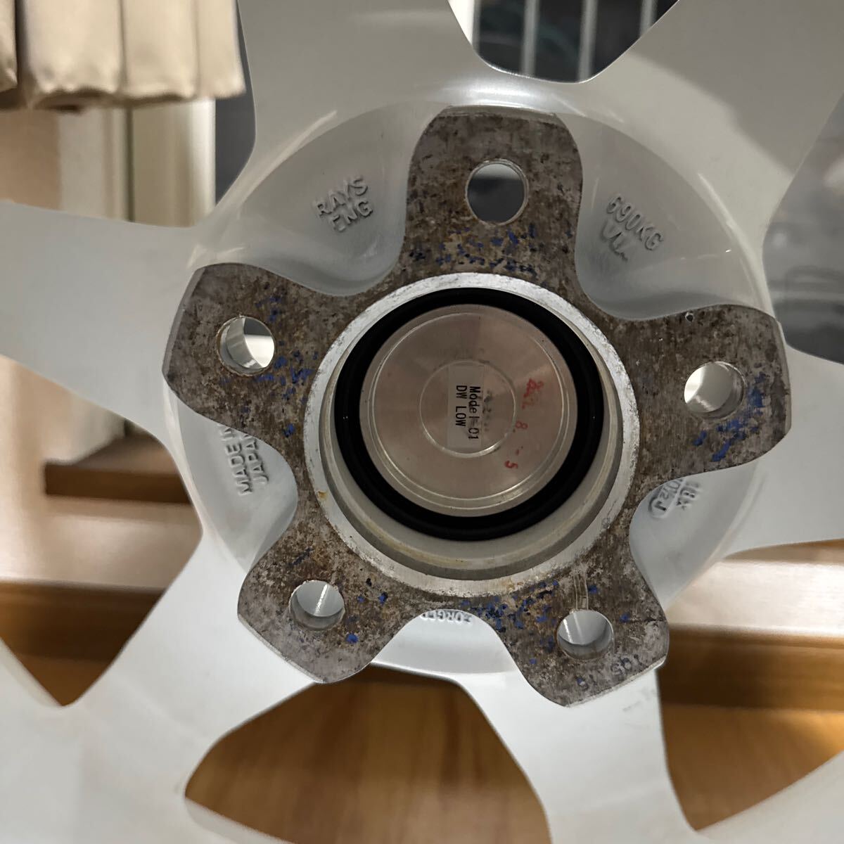 Rays TE37SL DW 5H-114.3 18×10.5 J +15 4 BNR34 BCNR33 GTR S15 JZX100 JZA80 RX7 JZX90 ER34 S14 ...