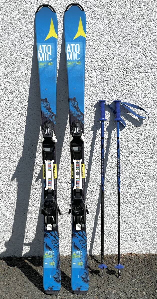 アトミック ATOMIC VANTAGE JUNIOR 140cm ビンディング ストック付 ジュニア スキー(カービング)｜売買されたオークション情報、yahooの商品情報をアーカイブ公開 ...