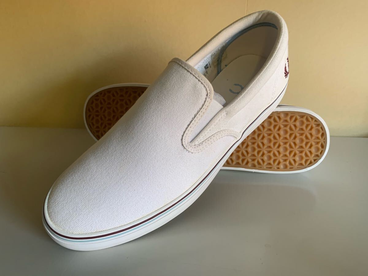 169 少々難あり フレッドペリー キャンバス スリップオン B 1142-100 WHITE 29cm(29.0cm)｜売買されたオークション情報、yahooの商品情報をアーカイブ公開 ...
