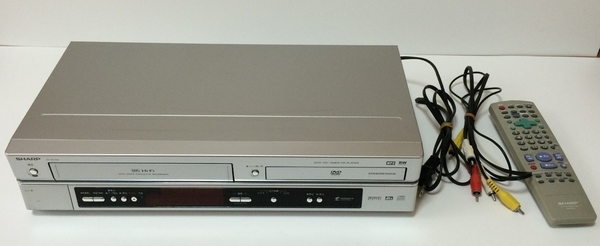 SHARP VHS一体型DVDデッキ DV-NC750(VHSビデオデッキ)｜売買されたオークション情報、yahooの商品情報をアーカイブ公開 - オークファン（aucfan.com）