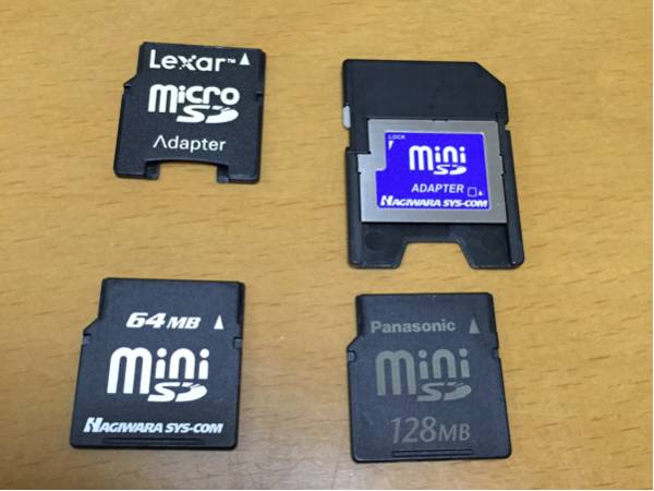 Panasonic mini SD 128MB/miniSD microSDアダプター 64MBメモリ(128MB)｜売買されたオークション情報、yahooの商品情報をアーカイブ公開 ...