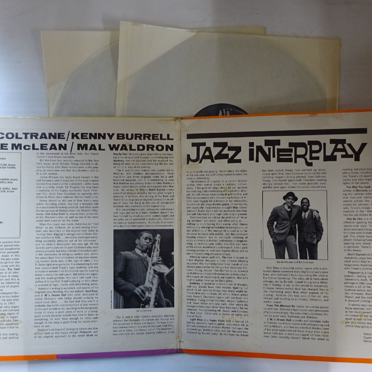 14045126; US盤/2LP/Prestige/右紺ラベル/Side2以外RVG刻印/コーティング/見開き John Coltrane ...