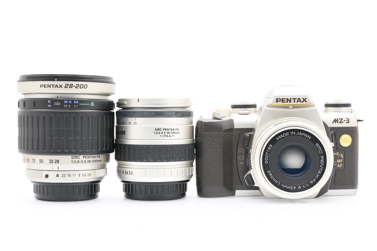 PENTAX MZ-3 SPECIAL EDITION + smc PENTAX-FA 43mm F1.9 Limited ＋ 28 ...