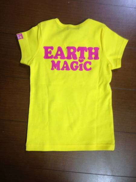 \100- EARTHMAGICアースマジック 半袖Tシャツ/黄色/130cm 新(半袖Tシャツ)｜売買されたオークション情報、yahooの商品情報をアーカイブ公開 - オークファン ...