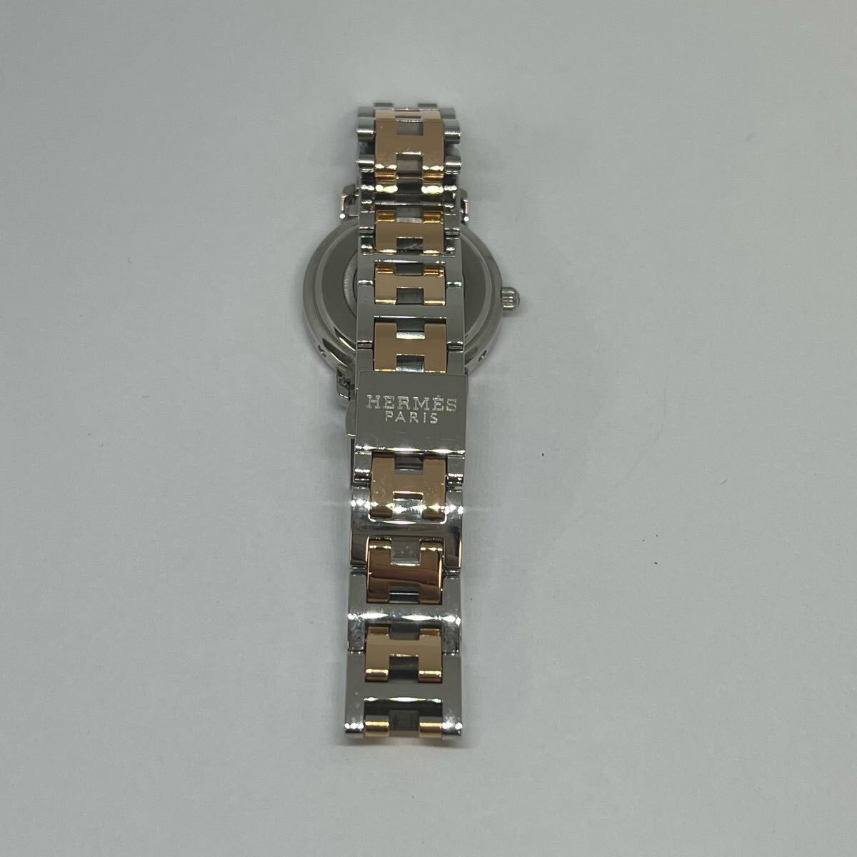 T414 エルメス HERMES 腕時計 CL4.220 クリッパー シェル クォーツ(クリッパー)｜売買されたオークション情報、yahooの ...