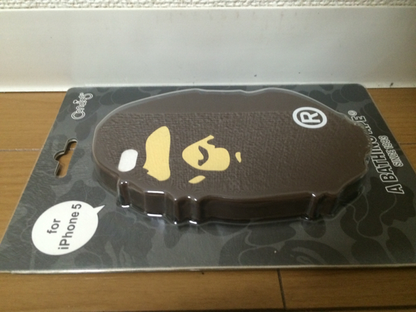 新品 A BATHING APE FOR iPhone 5 CASE ケース